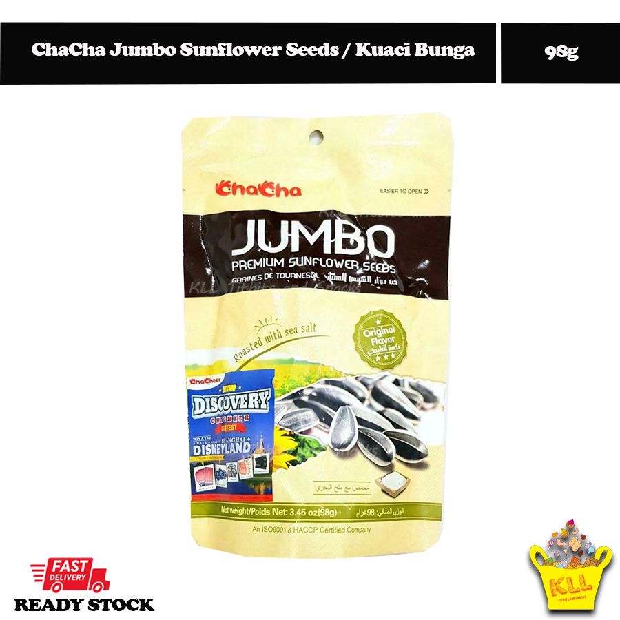 ChaCheer Jumbo Sunflower Seeds / Kuaci Bunga - 98g | Shopee Malaysia