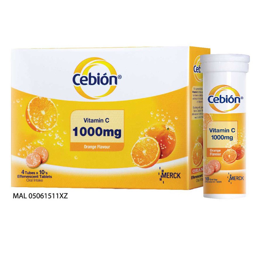 CEBION VIT C 1000MG ORANGE 10s / 4x10s | Shopee Malaysia