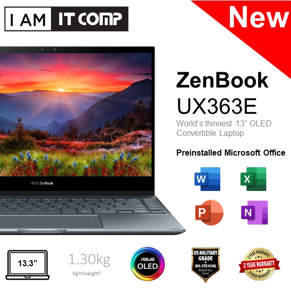 OLED ASUS ZenBook Flip 13 UX363E-AHP695TS/UX363E-AHP743WS 13.3" FHD ...