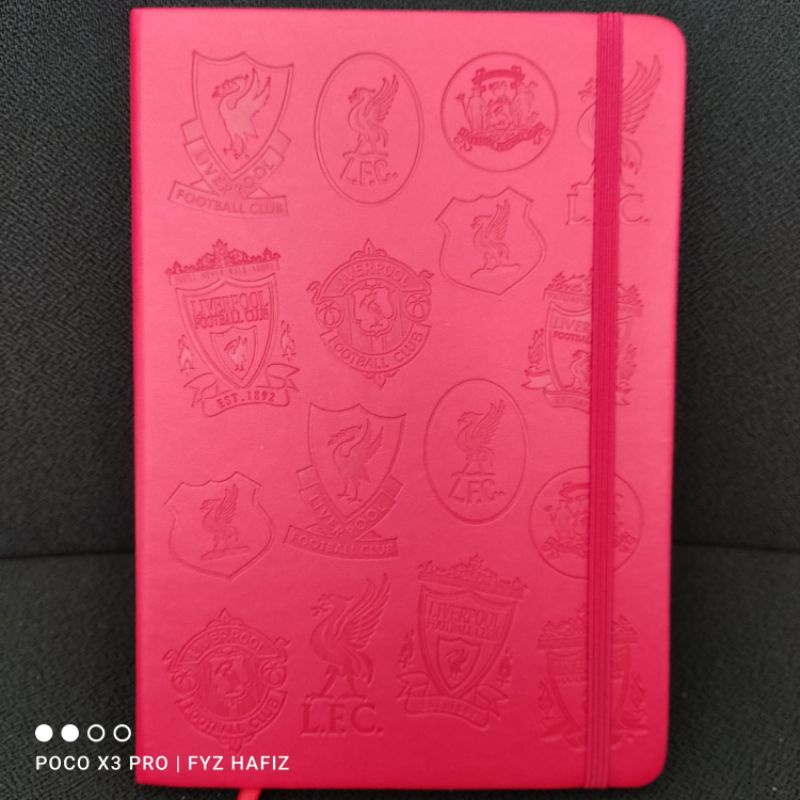 Official Liverpool FC Crest Notebook A5 Size | Shopee Malaysia