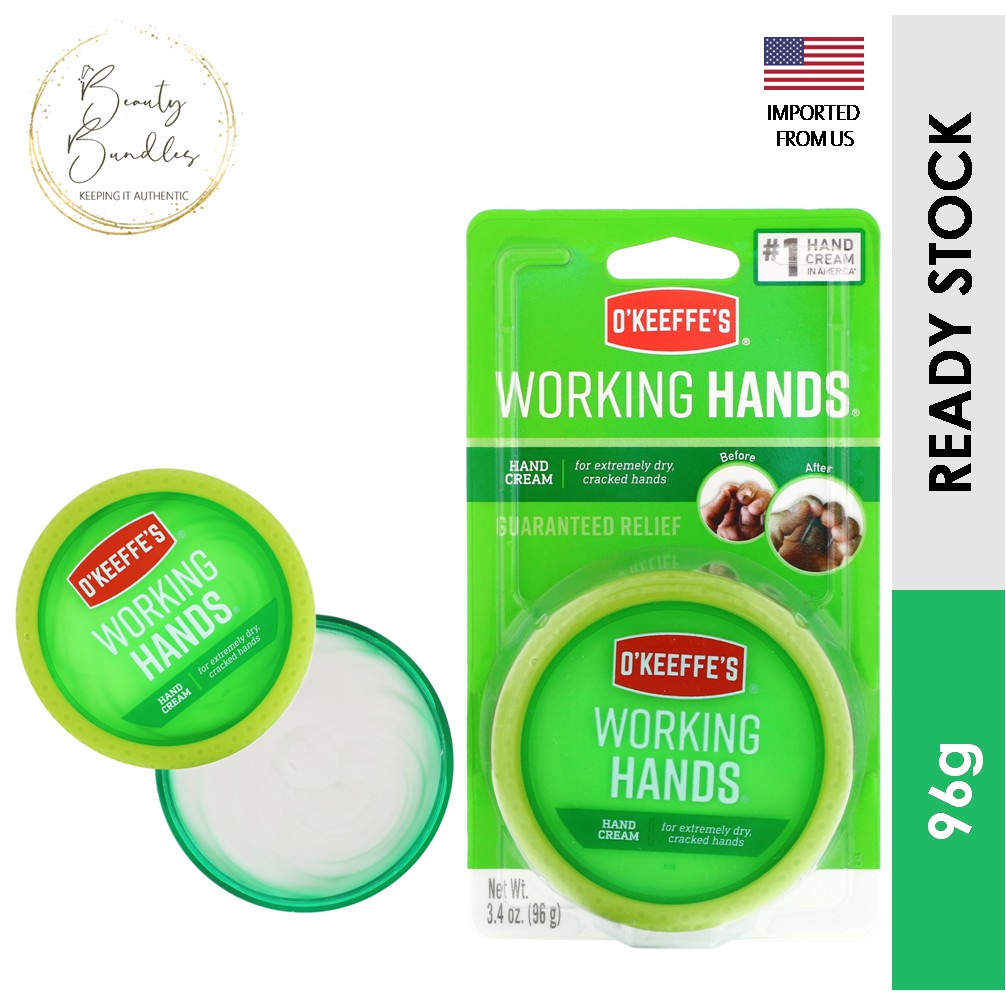 O'Keeffe's Working Hands Hand Cream for Extremely Dry, Cracked Hands ...
