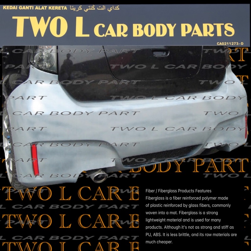 Myvi Rear Bumper With Sticker(BM) | Shopee Malaysia