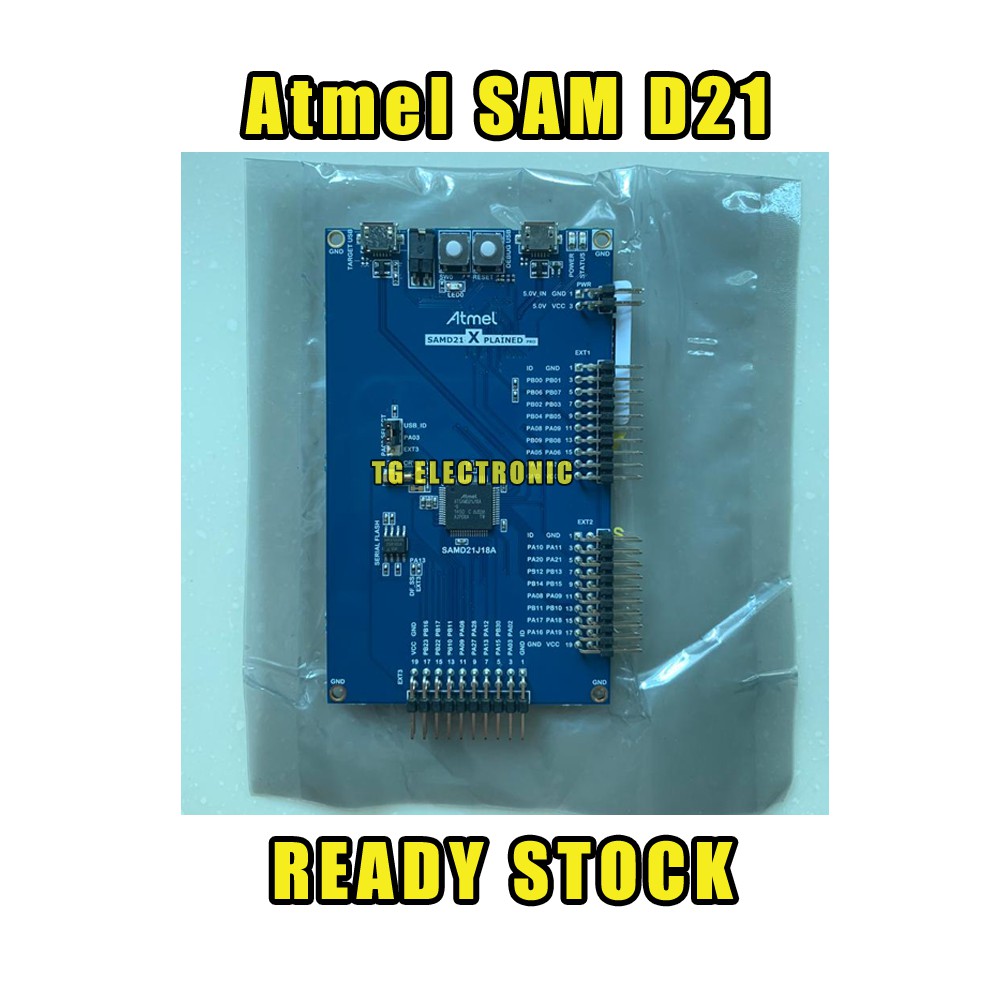 [Ready Stock] Atmel SAM D21 Xplained Pro Evaluation Kit ATSAMD21-XPRO ...