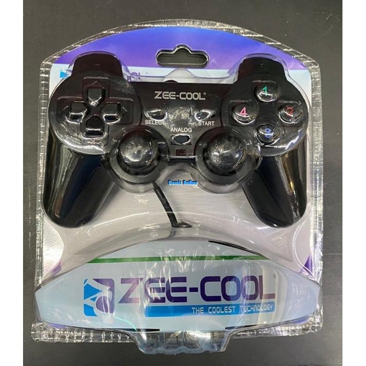 Zee-Cool USB Wired Dual Shock Single Joystick / Gamepad Controller for ...
