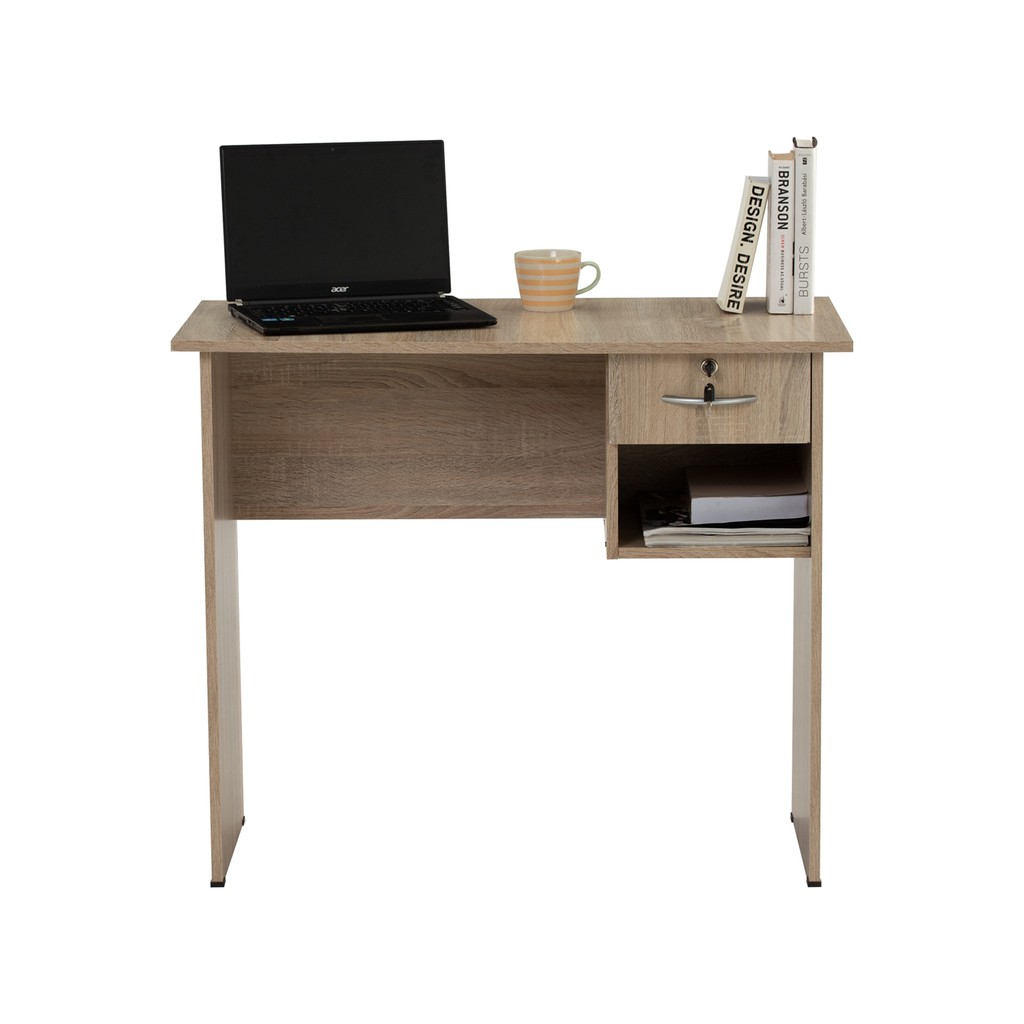 JUDY 3 FEET STUDY DESK IN 25MM MELAMINE TOP JUDY 90CM | New PGMall