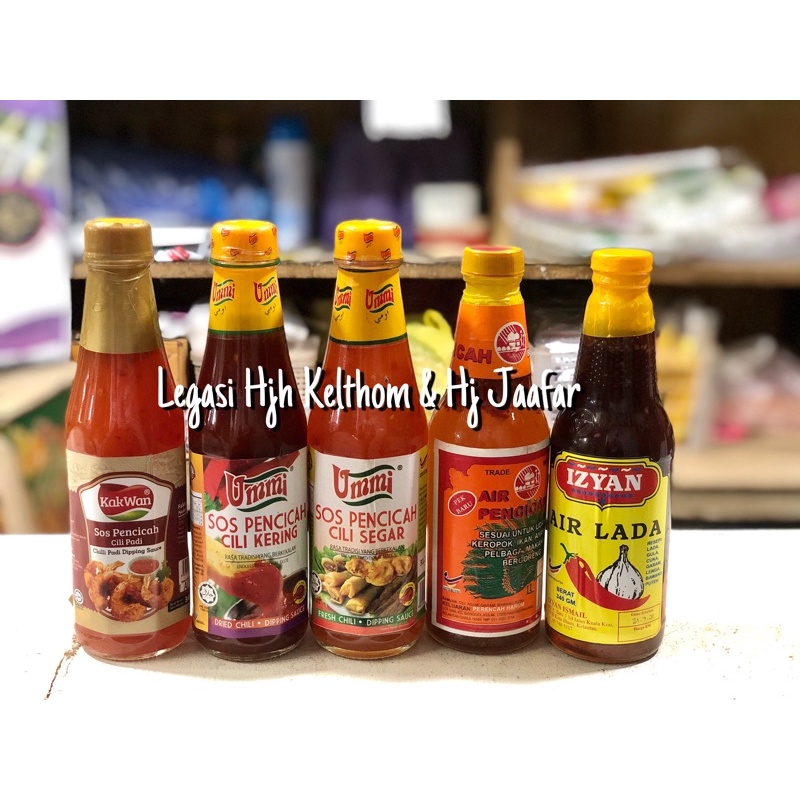 Sos pencicah ummi,izyan,kak wan ,sos pencicah merak | Shopee Malaysia