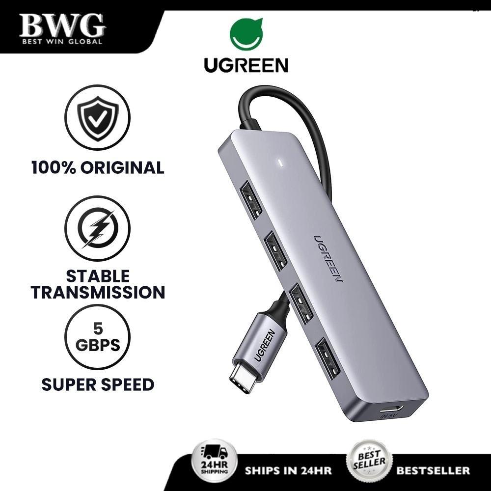 UGREEN USB 3.0 Hub 4 Port USB Extender Hub Adapter PC Micro usb USB 3.1 ...
