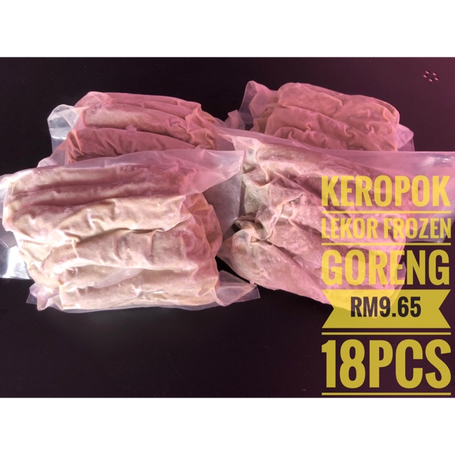 KEROPOK LEKOR FROZEN GORENG ASLI 100% TERENGGANU ISI IKAN LEBIH ...