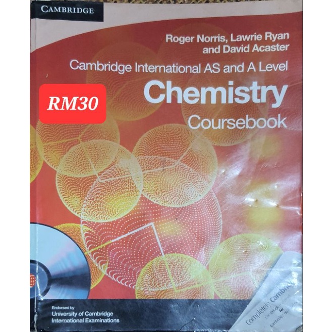CAMBRIDGE INTERNATIONAL AS & A LEVEL CHEMISTRY COURSEBOOK | Shopee Malaysia