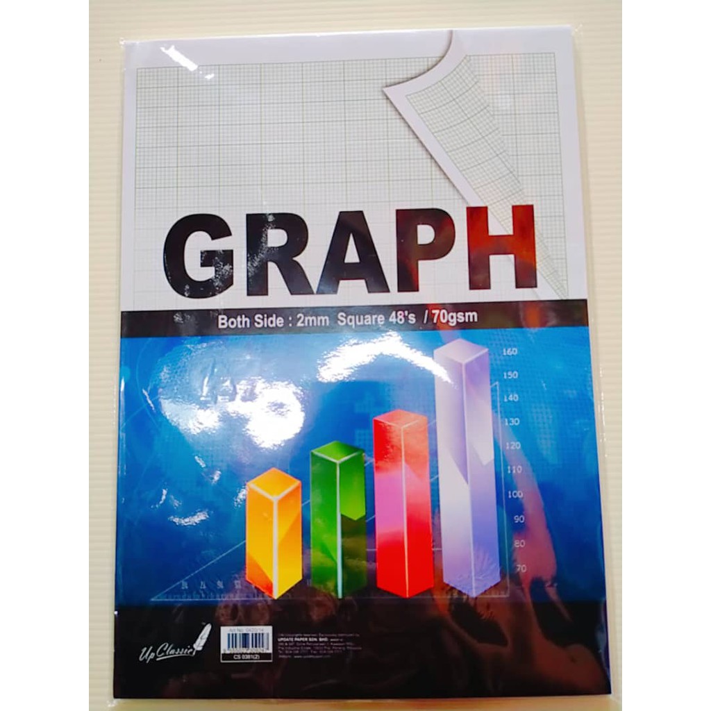 A4 Graph Paper 2 Sided 70gsm 48Sheets (2mm square) | Shopee Malaysia