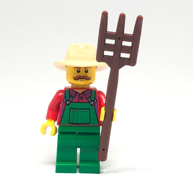 Lego - Farmer Guy Minifigure | Shopee Malaysia
