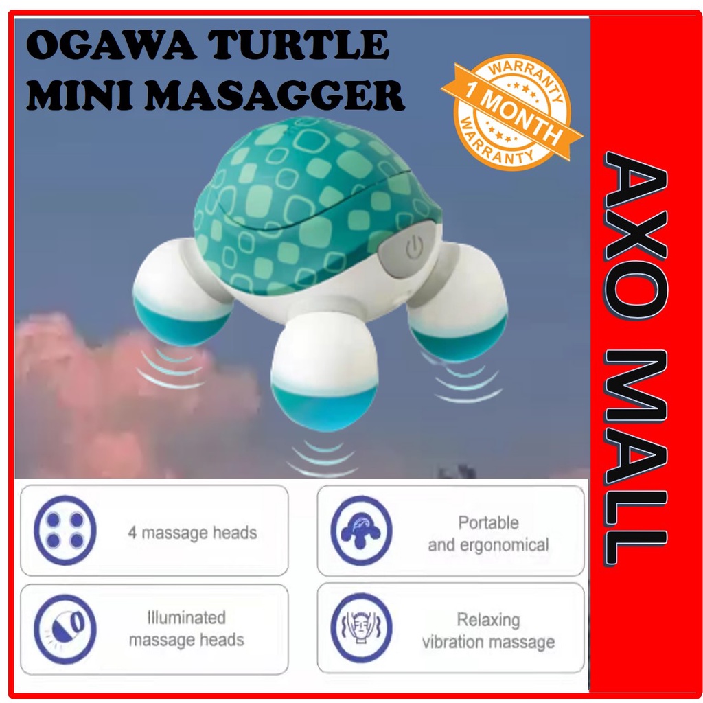 (Random Color) OGAWA Turtle Mini Head Neck Hand Powerful Portable ...