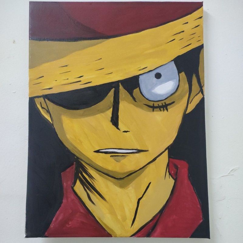 One Piece "Monkey D Luffy" Acrylic Painting | Shopee Malaysia