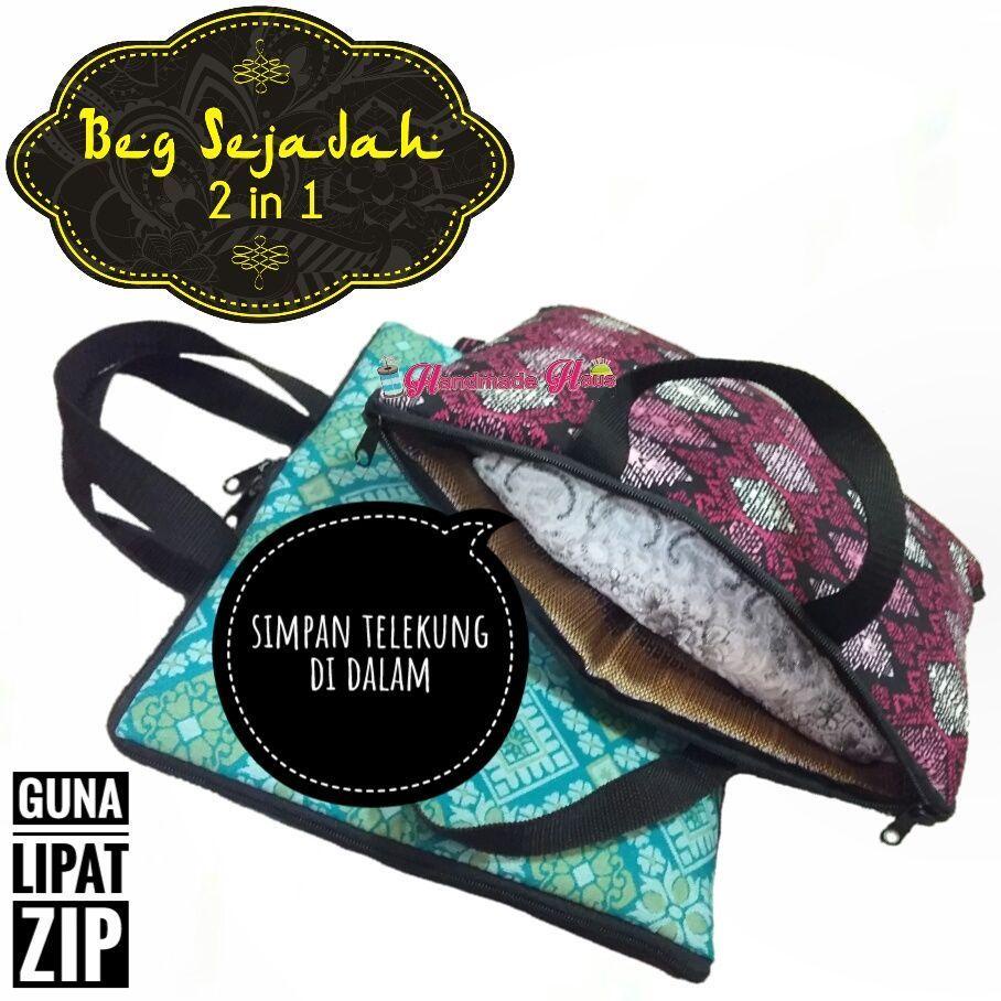 BEG SEJADAH 2 in 1 Ready Stock Corak Songket | Hadiah Birthday | Umrah ...