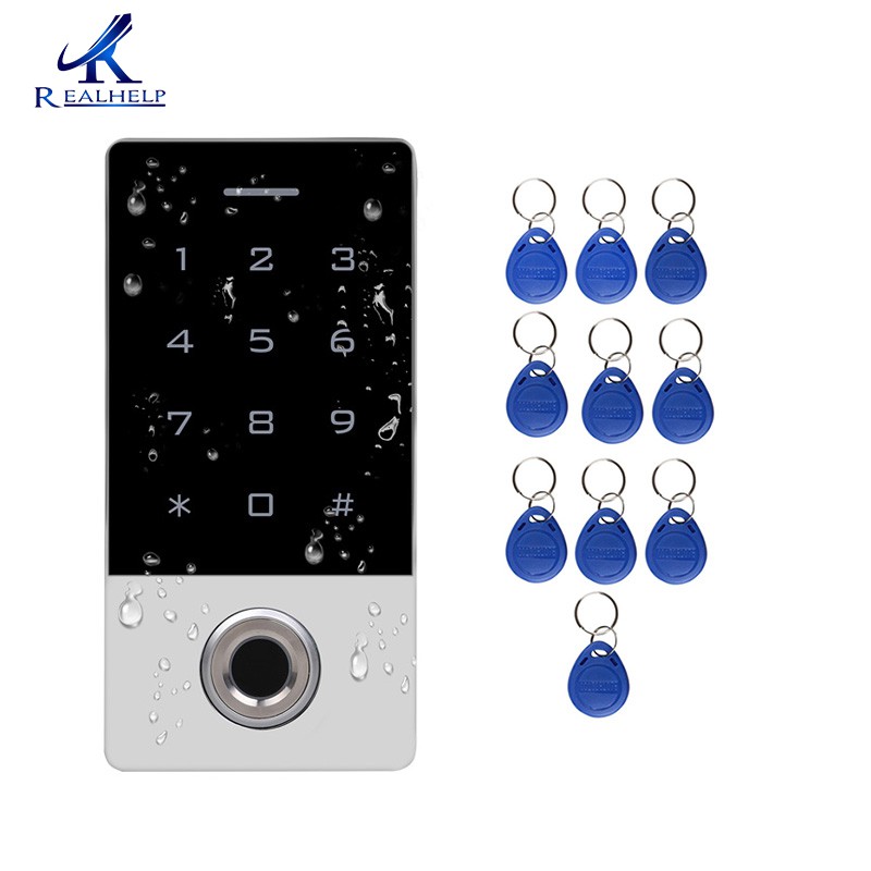 Fingerprint reader metal waterproof access control machine ID swipe ...