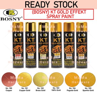 Bosny KT Gold Effekt Spray Paint Kt Gold Effect Bosny Chrome Spray ...