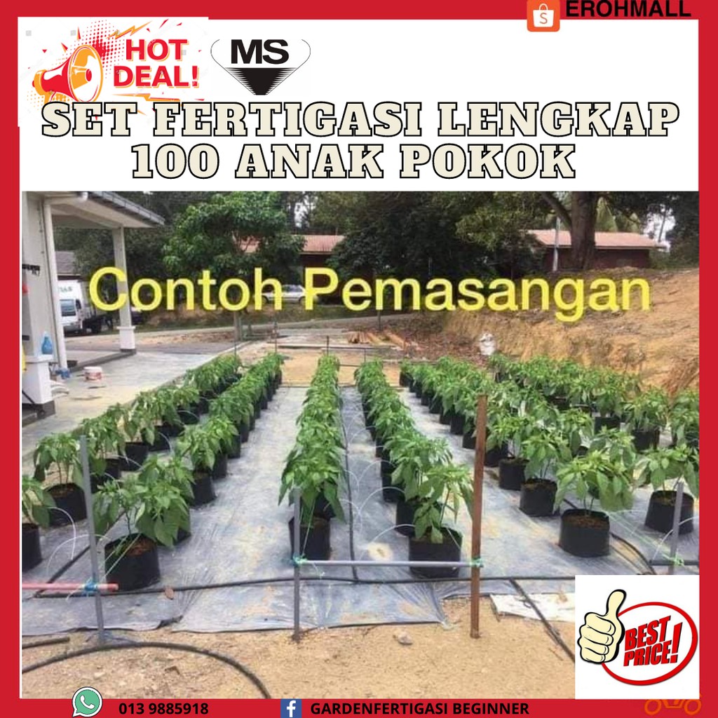 SET FERTIGASI AUTOMATIK 100 PB AUTOMATIC SYSTEM FOR 100 POLYBAG SET ...