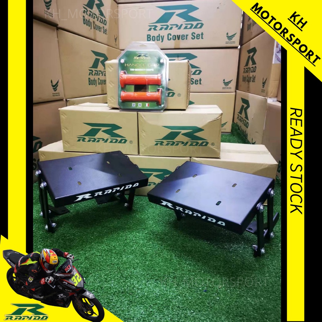 RAPIDO ADJUSTABLE REAR RACK/MONORACK LC135 Y15ZR RS150R RSX LAGENDA ...