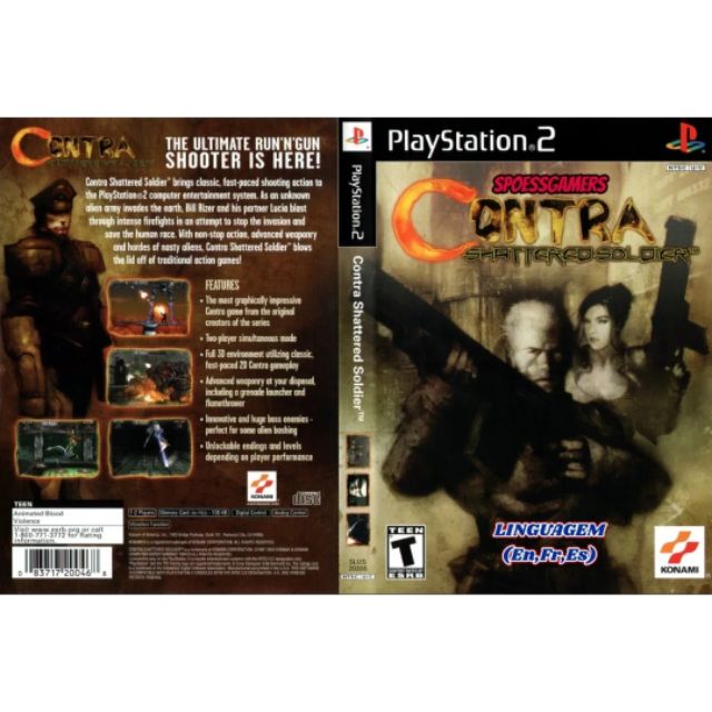 PS2 GAMES COLLECTION (Contra: Shattered Soldier) | Shopee Malaysia