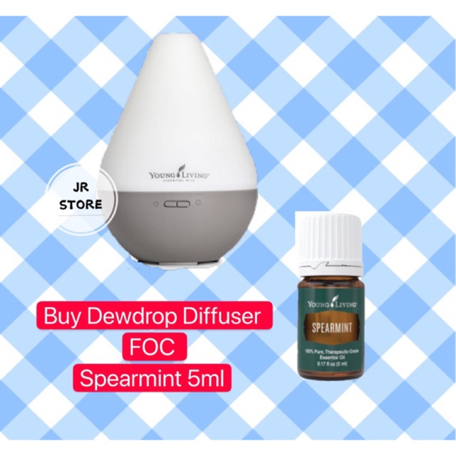 Young Living Dewdrop Diffuser Free Spearmint 5ml | Shopee Malaysia