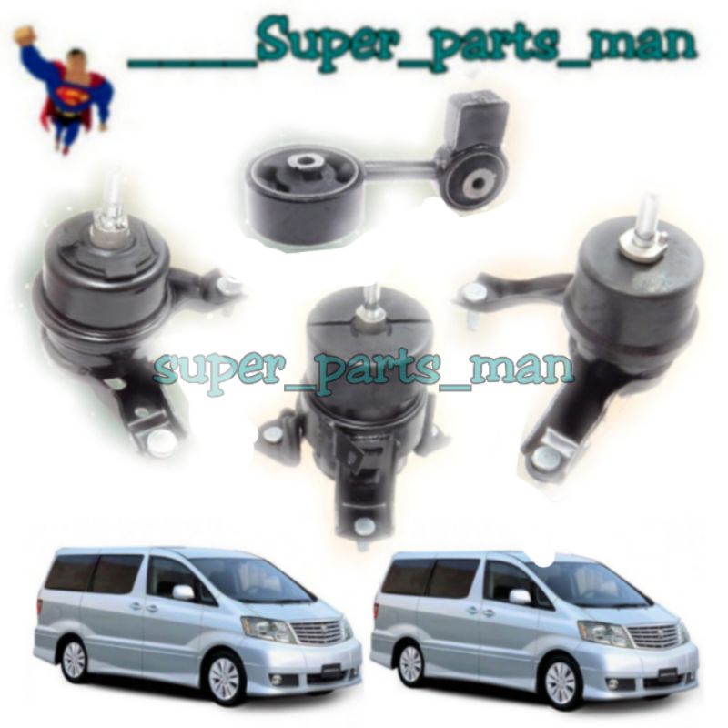 Toyota Alphard 3.0 mnh10 engine mounting set | Shopee Malaysia