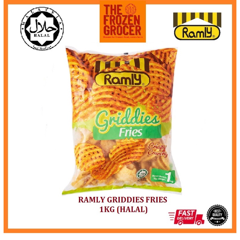 [PENGHANTARAN DI KL/SEBAHAGIAN SELANGOR] Ramly Griddies Fries 1kg ...
