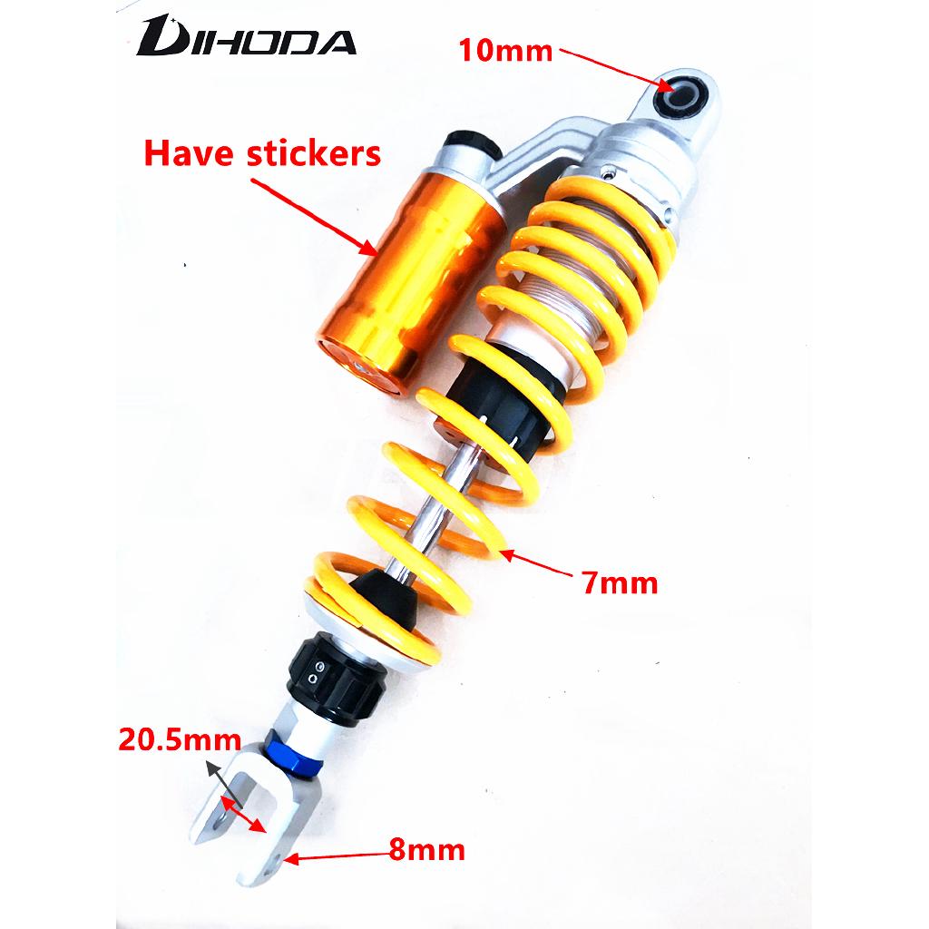 Motorcycle Scooter section adjustable rear air shock absorbers for ...