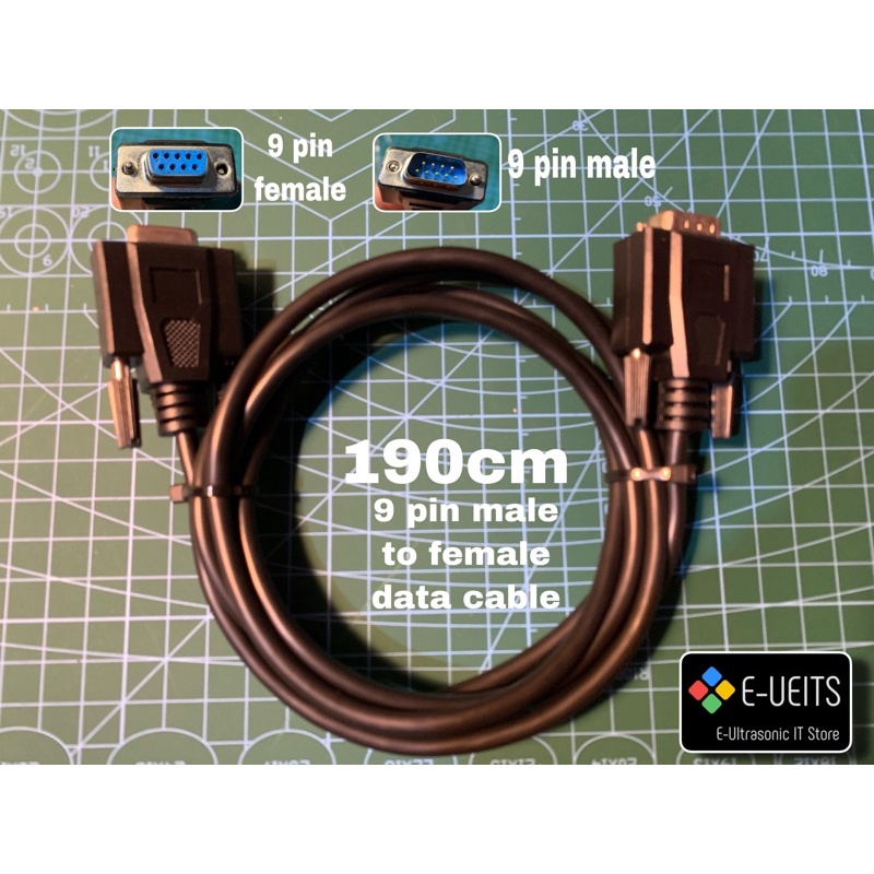 9 pin male to female data cable | Shopee Malaysia