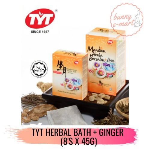 TYT Confinement Herbal Bath + Ginger (8's x 45g) | Shopee Malaysia