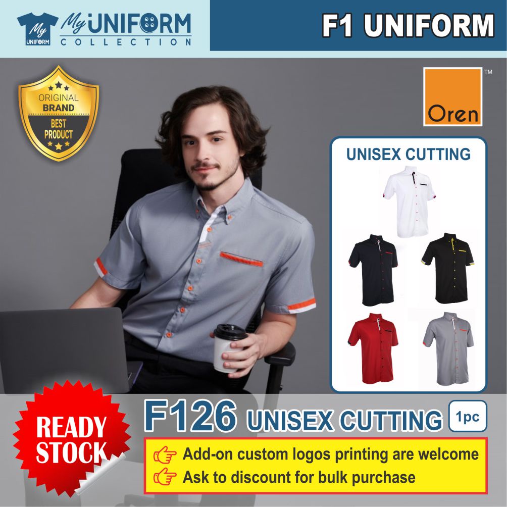 [Original Brand] Oren Sport F126 Unisex F1 Uniform / Customize Logo ...
