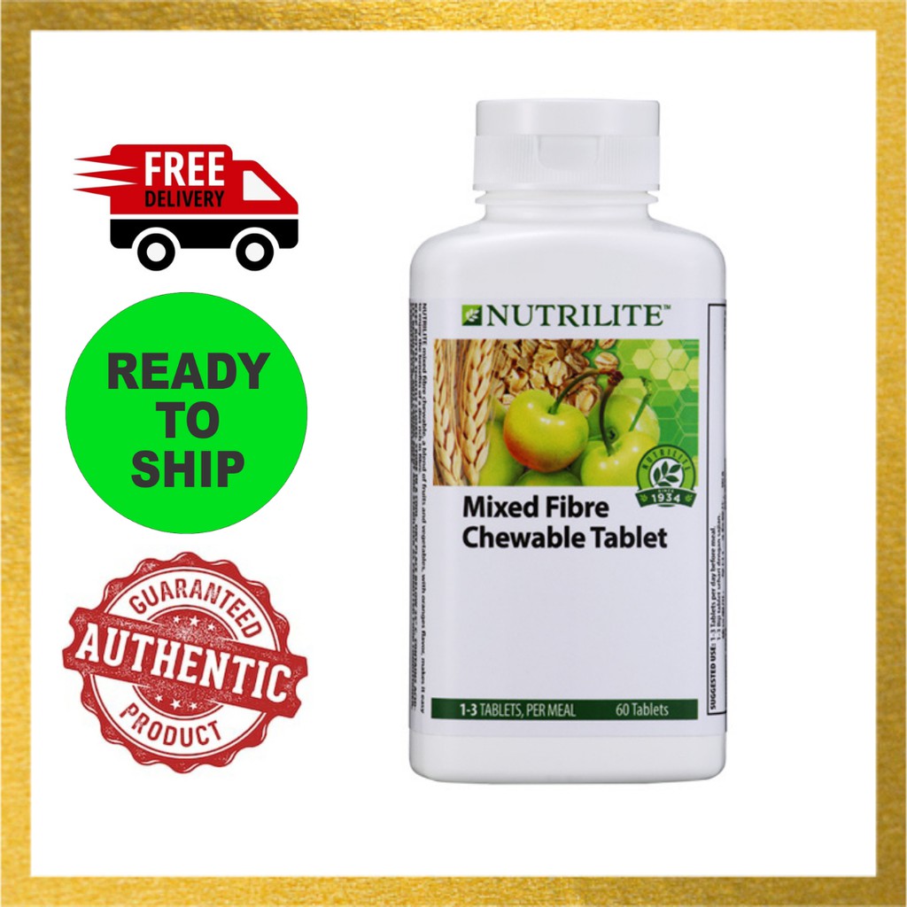 Amway Nutrilite Mixed Fibre Chewable Tablet 100% Amway Original ...