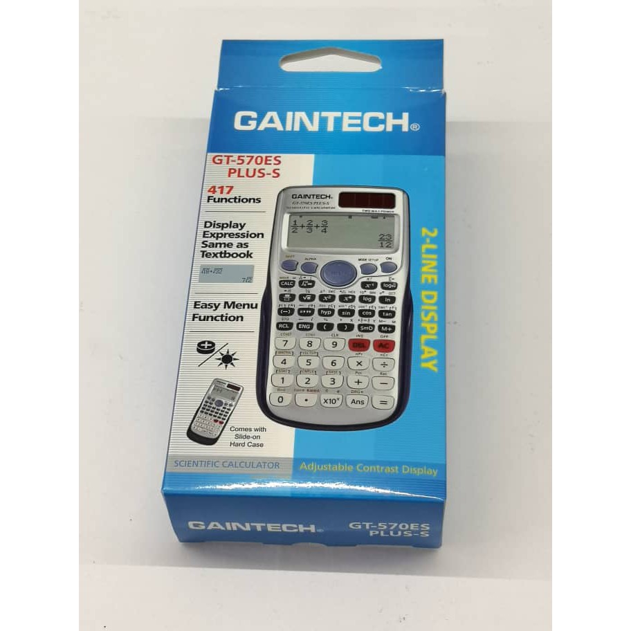 Gaintech Scientific Calculator GT-570ES Plus-Solar (100% Original ...