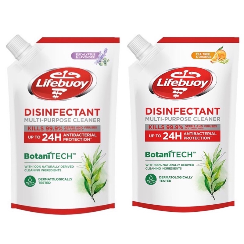 Lifebuoy Disinfectant Multi-Purpose Cleaner Refill 2L - Tea Tree ...