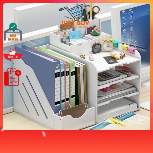Document Rack Office Table Storage File Organizer Document Rak Paper ...