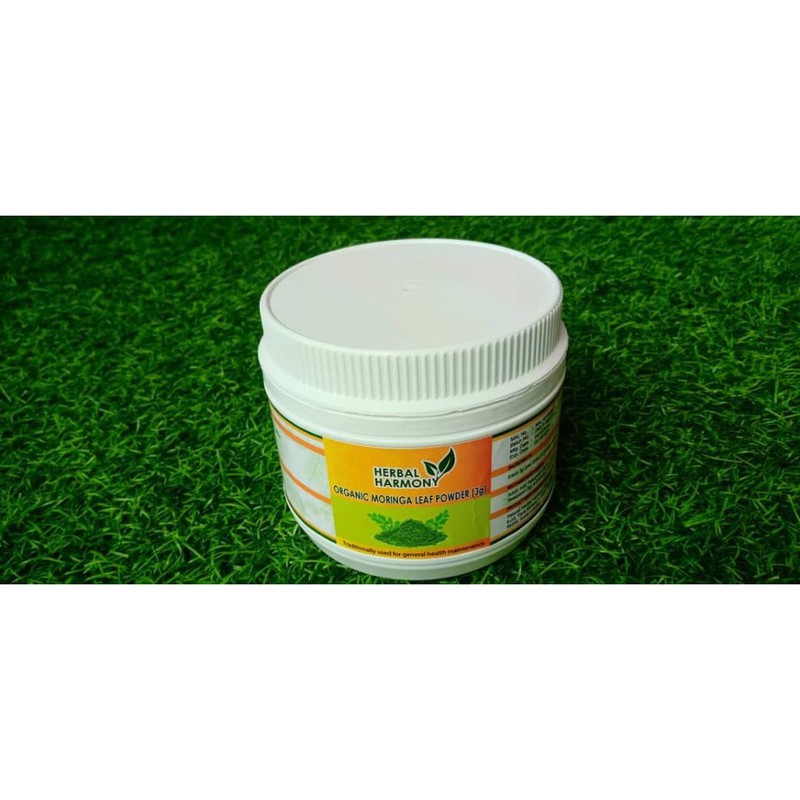 Herbal Harmony-Organic Moringa Leaf Powder (100g) Imported from India ...