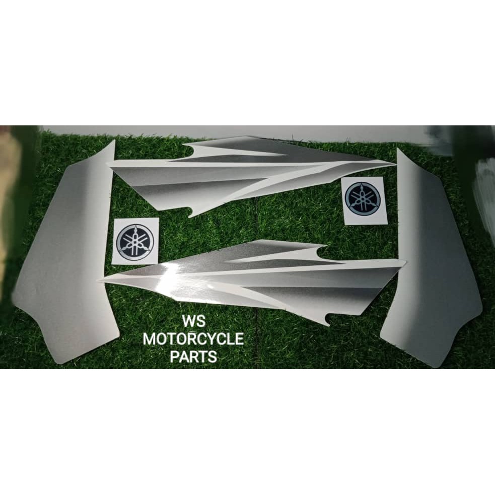 STRIPE DECAL TANK YAMAHA RXZ CATALYZER HITAM BIRU SKALA REPRODUCTION ...