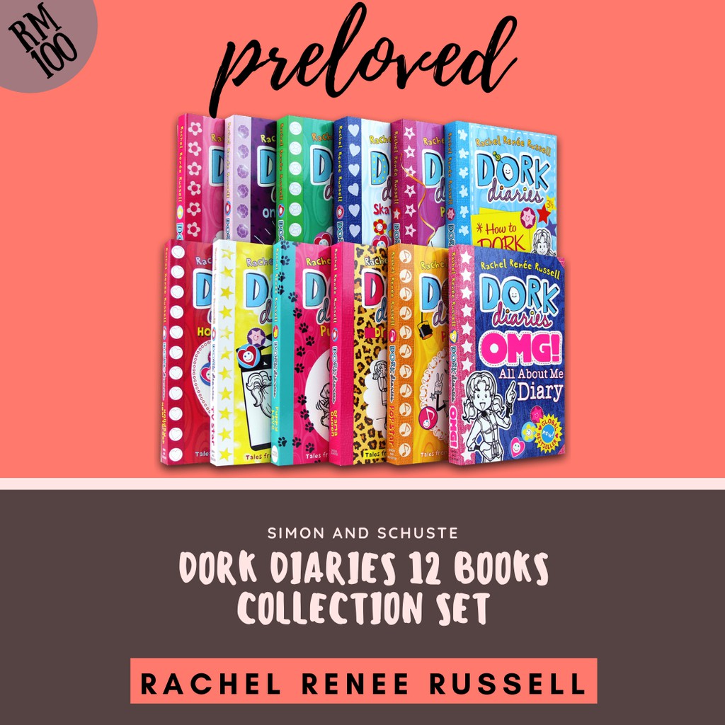 Dork Diaries 12 Books Collection Set by Rachel Renee Russell | Shopee ...
