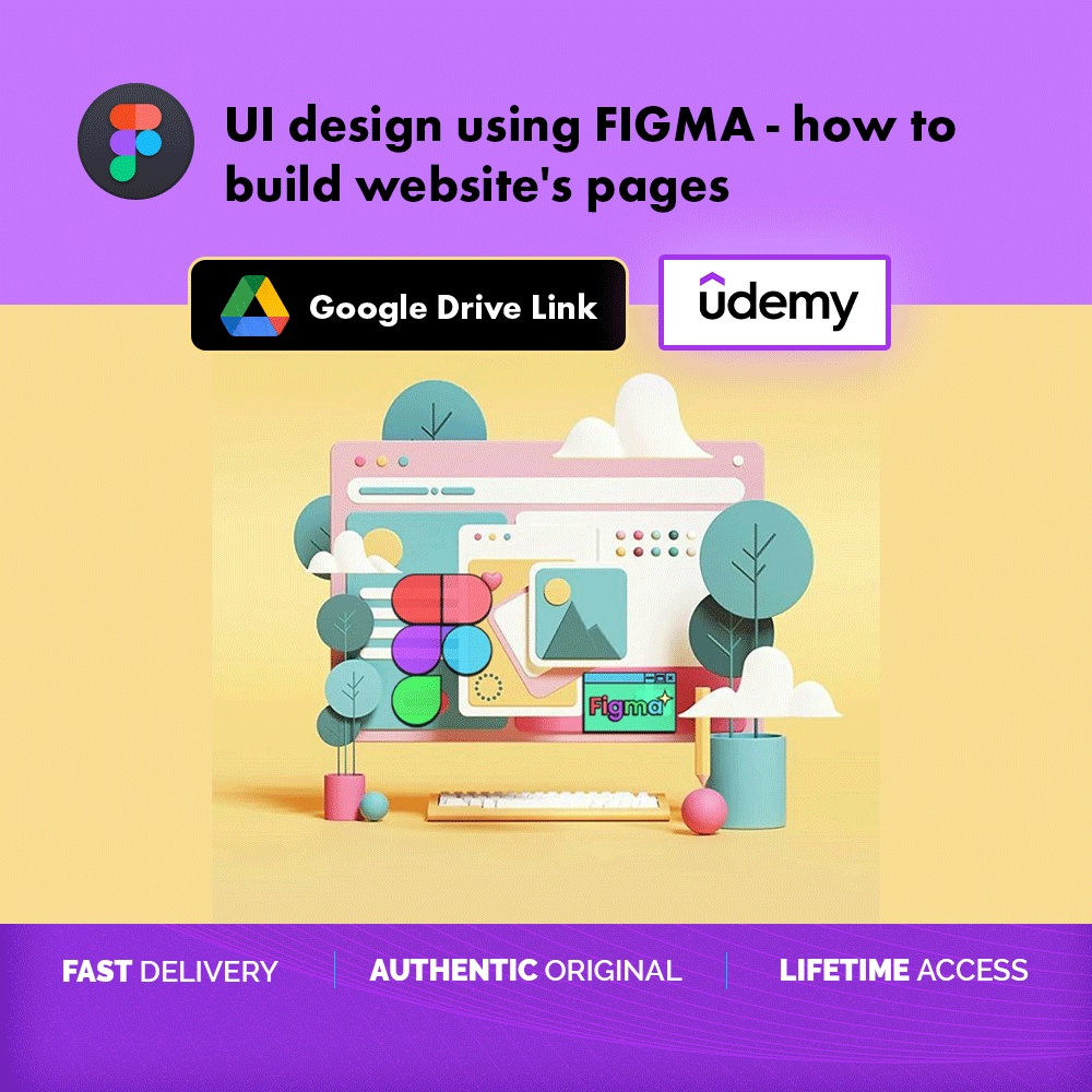 Figma Course-UI design using FIGMA - how to build website's pages ...