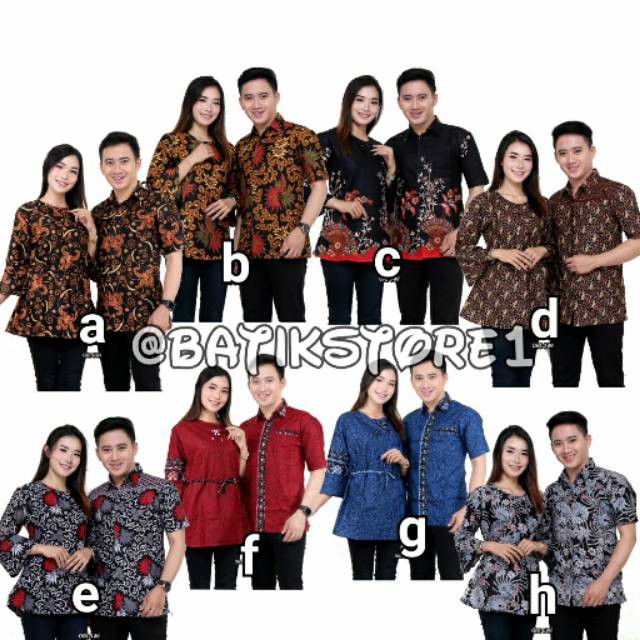Rama Shinta Couple - Melani Lilit Rovella Batik Couple Modern Couple ...