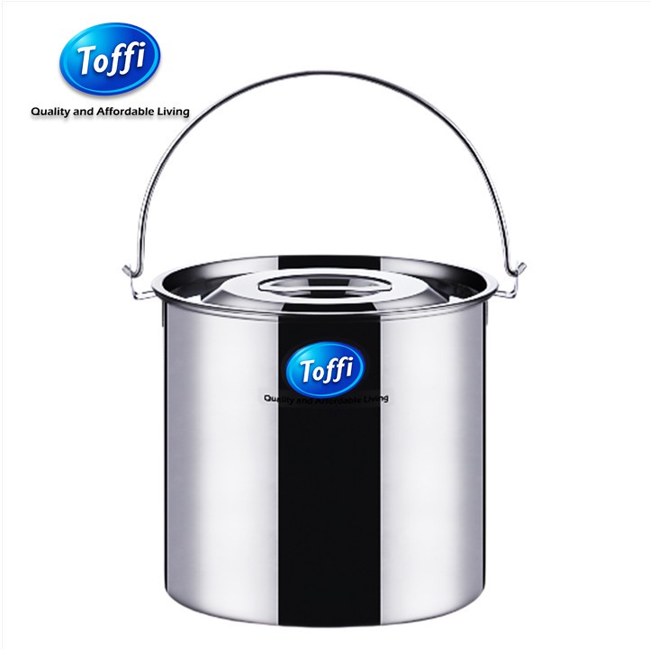 Toffi Deep Loop Handle Pot Handle Stainless Steel (14/17/21/36L ...