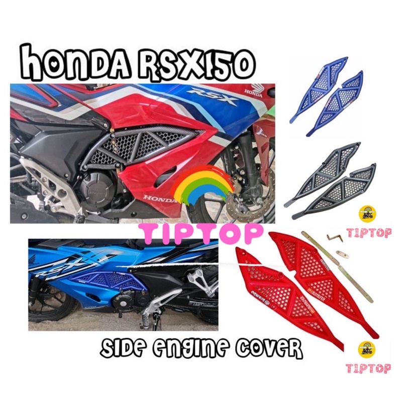 WINNER-X RSX150 ENGINE SIDE COVER CARBON / COLOUR WARNA RSX WINNERX ...