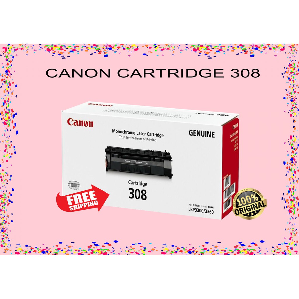 Canon Cartridge 308 Black Toner | Shopee Malaysia