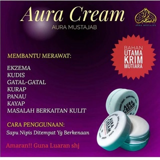 AURA CREAM | Penawar Sakit Kulit | Eczema | Kurap | Kudis | Kayap ...