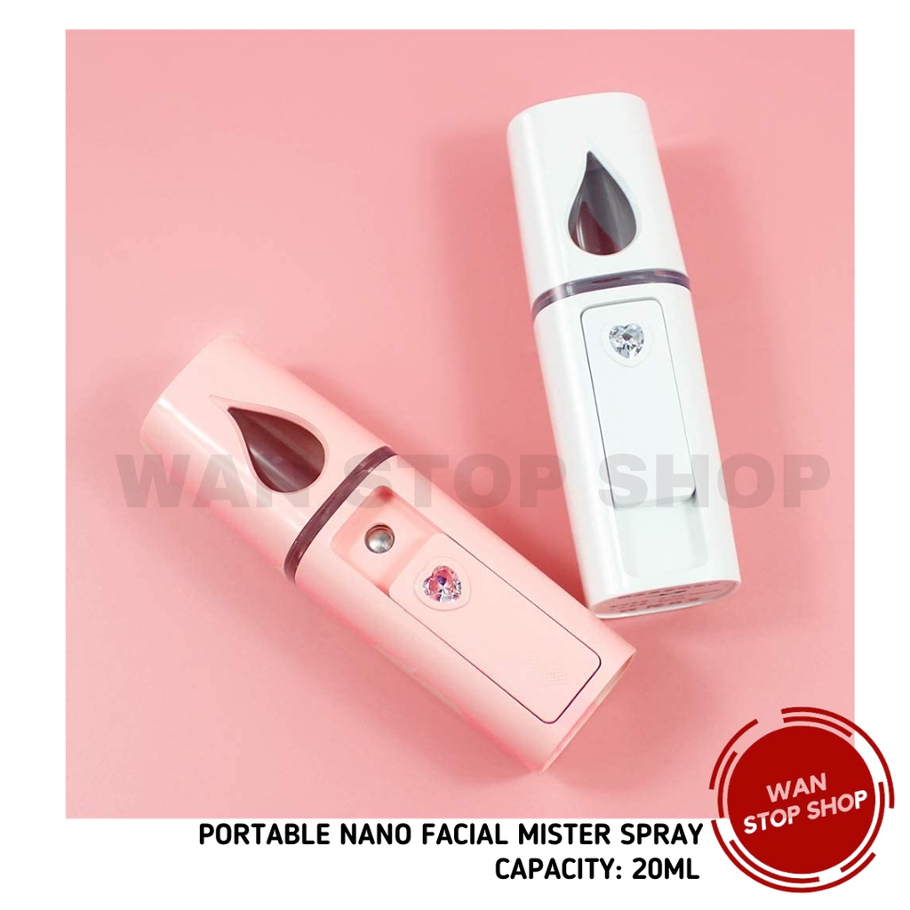 Portable Nano Facial Mister Spray Handy Mini Face Mist Atomization USB ...
