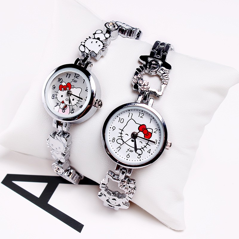 Hello Kitty Watches Women Children Quartz Wristwatch Watch for Girls ...