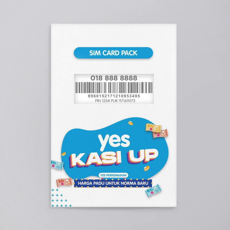 Yes Sim Card (10GB Data+hotspot) 30days validity Simkad | Shopee Malaysia