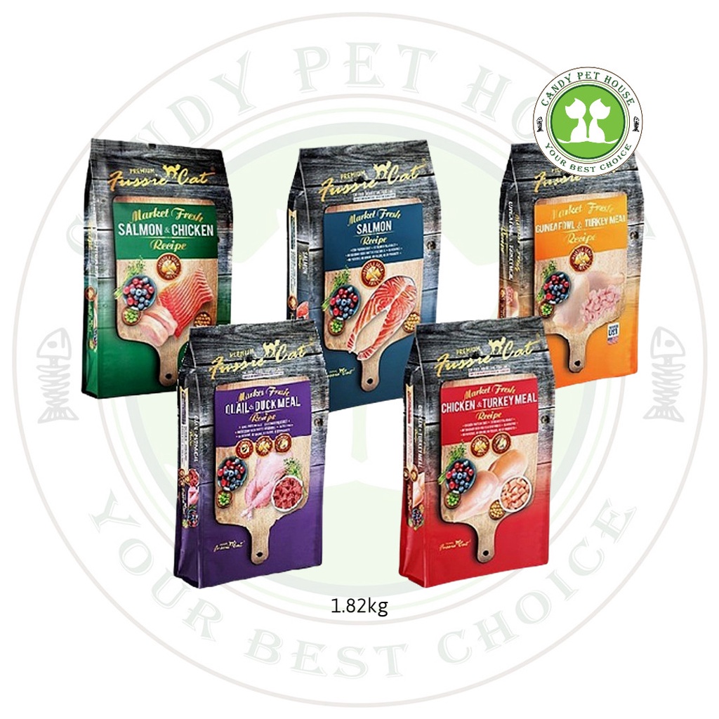 Fussie Cat Market Fresh Grain Free Cat Dry Food (Kibble) - 4lb/1.82kg ...