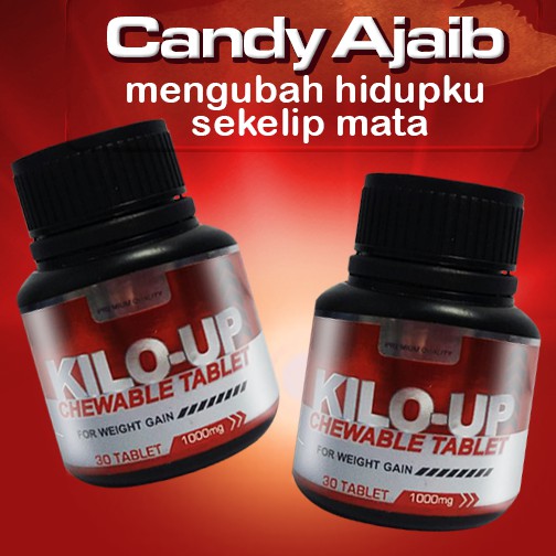 [ORIGINAL] Kilo Up Tablet Max Plus Weight Gainer Tambah Berat Badan ...