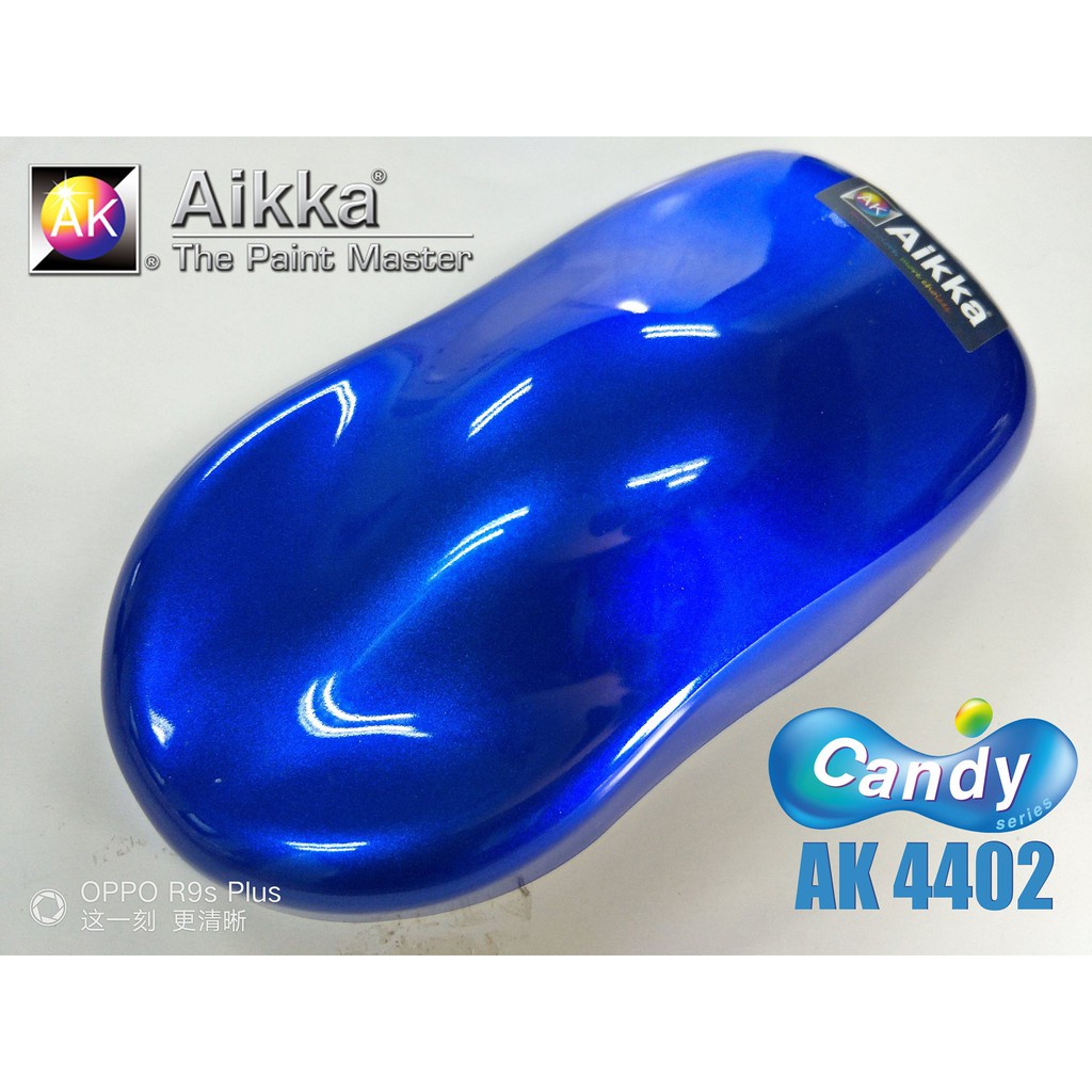AIKKA CANDY AK4402 NEW BRILLIANT BLUE CANDY / AUTOMOTIVE 2K CAR PAINT ...