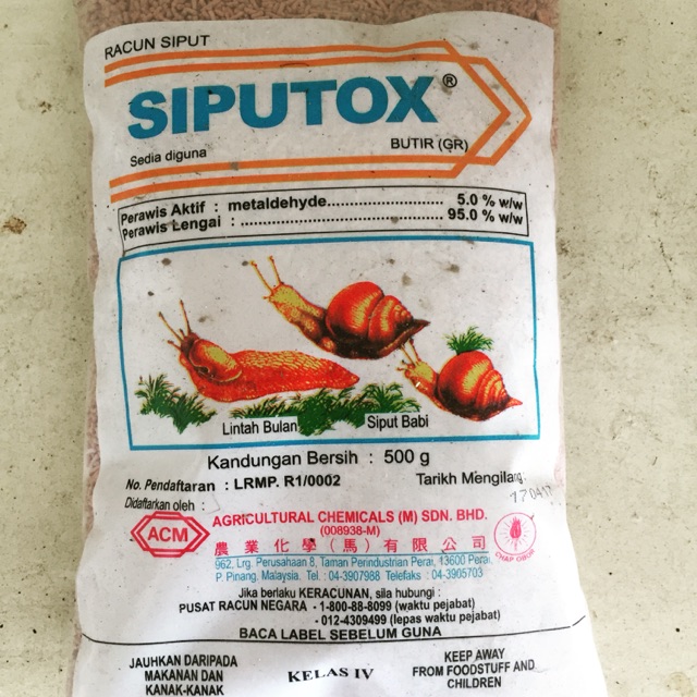 RACUN SIPUT DAN LINTAH BULAN 500G | Shopee Malaysia